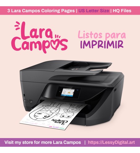Dibujos para colorear de Lara Campos