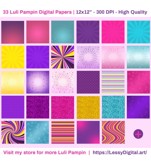 Luli Pampin | Fondos y pngs | Clipart and digital papers