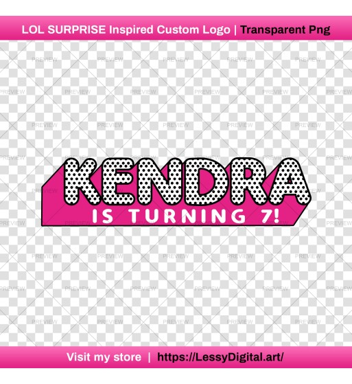 LOL Surprise inspired custom logo | Logo personalizado