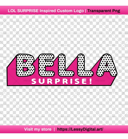 LOL Surprise inspired custom logo | Logo personalizado